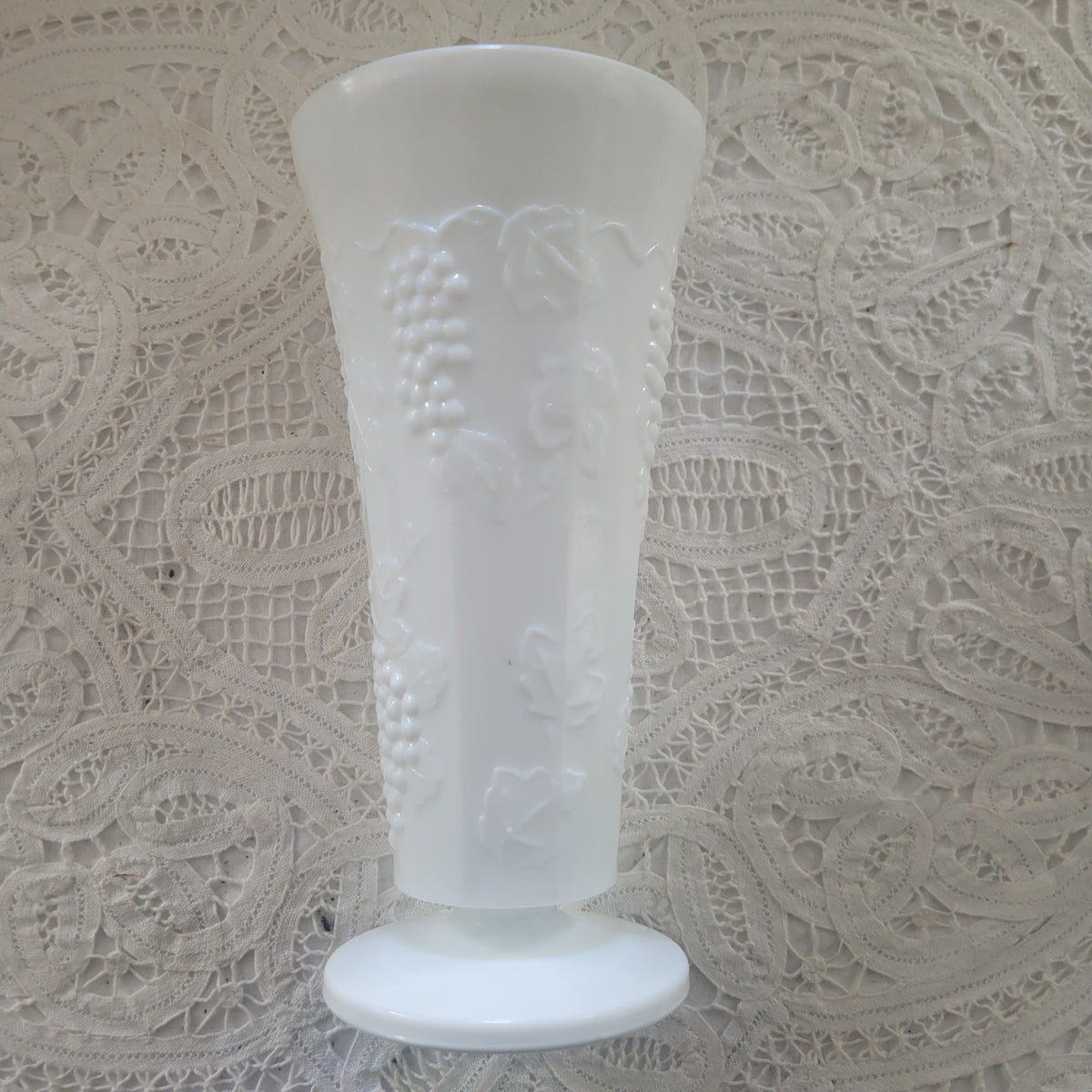 Mid Century Modern Harvest Grape Westmoreland 10" Vase - Vintage Milk ...